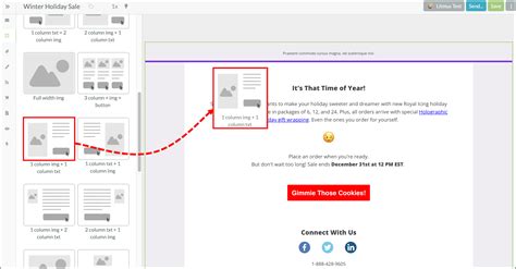 using layout and element blocks in your emails