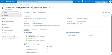 How To Use Azure File Sync — Lazyadmin