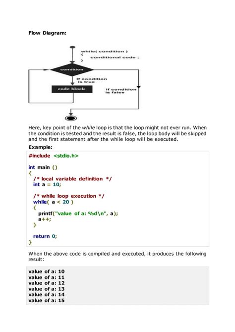 looping statements docx