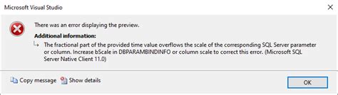 Sql Why Is The Ssis Variable Not Passing The Milliseconds Part Into