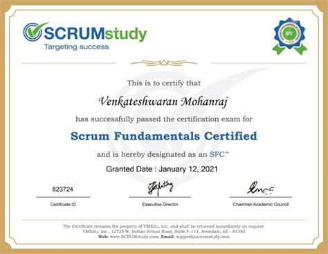 venkateshwaran mohanraj on linkedin completed my first course scrum