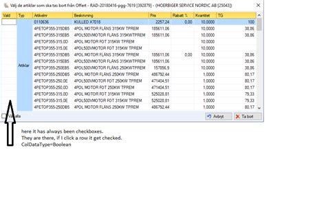 After Upgrade To 2023v1 596 Checkboxes In Grid Are Not Displayed