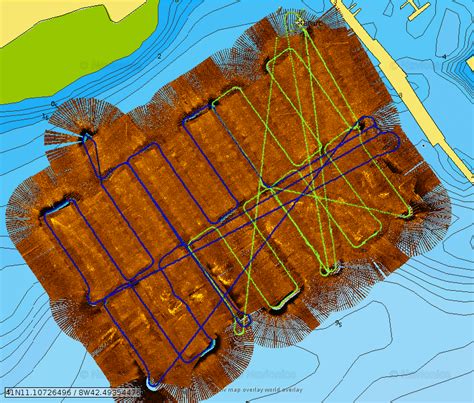 Sidescan Data Acquired By The Vehicles During Phase 1 One Round Model