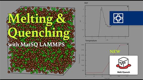 [materials Square] Melting And Quenching Simulation For Cu Ni Alloy 2 Quenching Lammps Youtube