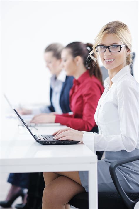 Business Woman Group With Headphones Stock Photo At Vecteezy