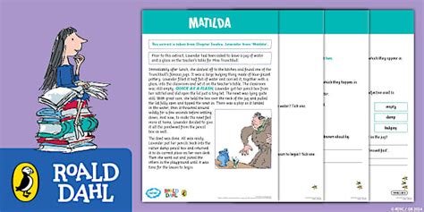 Free Matilda Reading Comprehension [ages 5 7] Twinkl