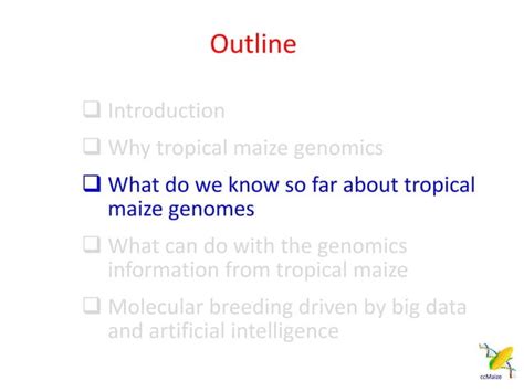Tropical Maize Genome What Do We Know So Far And How To Use That