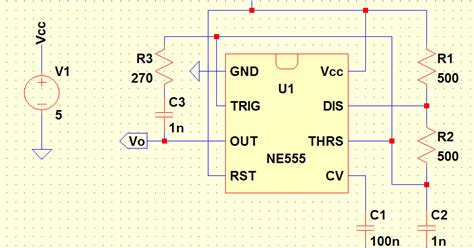 Electro Magnetic World Astable Oscillator Circuit With 555 Timer