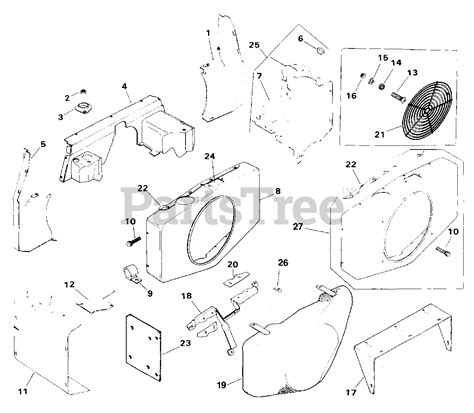 Kohler M18-24502 - Kohler Magnum Engine, Basic Version, 18hp, 13.4kW Baffles & Shroud 2-15-77 ...