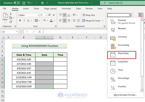 How To Split Date And Time In Excel 8 Easy Methods Exceldemy