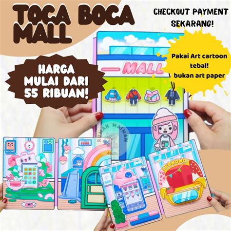 Jual PAPER DOLL TOCA BOCA PAPERDOLL MAINAN EDUKASI MAINAN KERTAS TOCABOCA BP BPAN BUKU TOCA BOCA