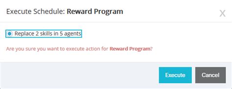 Execute A Schedule Now