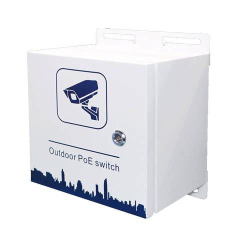 Ldr Outdoor Hub Poe Switch Waterproof Box Ip55 Max Poe 30w 8 Port