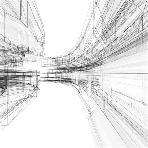 Premium Photo Abstract Architecture Concept View Background 3d Rendering