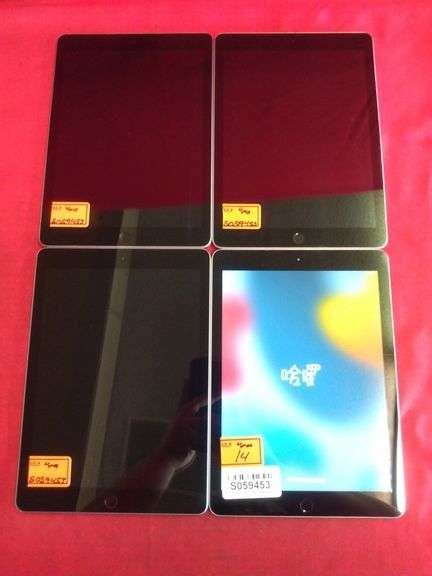 (4pc) iPad Model A1893 - Sierra Auction Management Inc