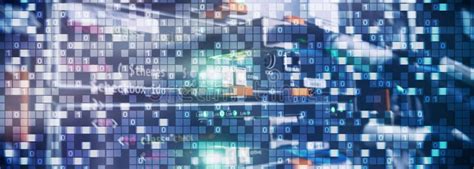 Binary Code On Datacenter Background Cyber Space Concept Uniquetechnology Wallpaper Stock