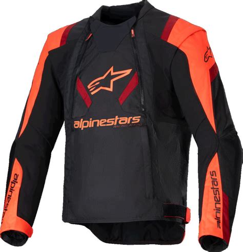 Kurtka Alpinestars T Stunt Air Black Neon Red Sklep Motocyklowy