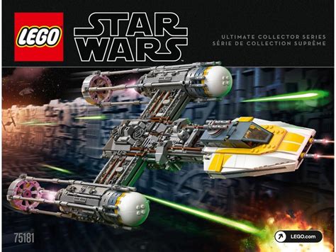 View LEGO® instruction 75181 Y-wing Starfighter - LEGO instructions and ...