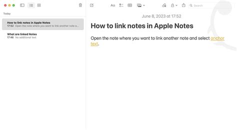 How To Link Notes In Apple Notes On Mac And Iphone Appsntips
