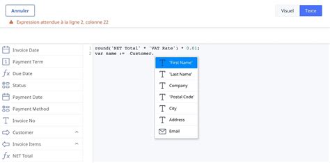 set auto completion on ninox editor learn and share ninox community