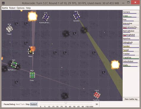 Robocode Screenshot Society Of Physics Students