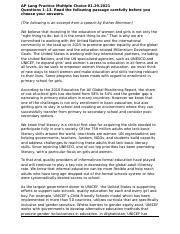 AP Lang Practice Multiple Choice Docx AP Lang Practice Multiple Choice