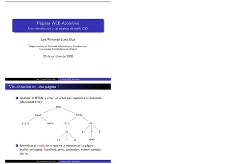 PDF de programación Páginas WEB Accesibles Una introducción a las páginas de estilo CSS