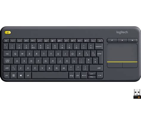 Logitech K400 Plus Wireless Keyboard Dark Grey Deals Pc World