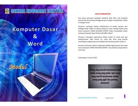 Modul Komputer Dasar And Word Pdf