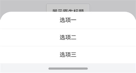 ActionSheet 动作面板 IBest UI V2