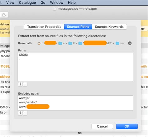 Macos Poedit Impossible To Set Up The Right Path Stack Overflow