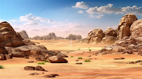 멋진 사막 풍경의 3d 렌더링 3d 기하학적 3d 추상 3d 렌더링 배경 일러스트 및 사진 무료 다운로드 Pngtree