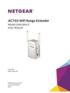 AC750 WiFi Range Extender Netgear Ac750 Wifi Range Extender Netgear Pdf PDF4PRO