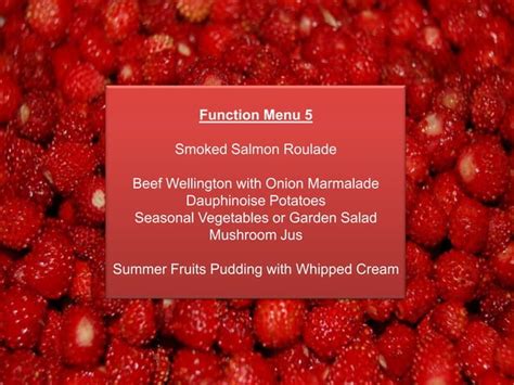 Function Menu Pp Ppt