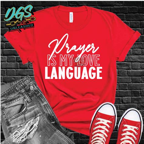 Prayer Is My Love Language Svg Dxf Png And Eps Digital Files Da Goodie Shop Unleashed