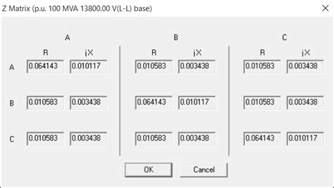 SKM Software Help Desk How To Obtain The Sequence Impedances From The Z Matrix Knowledge Base