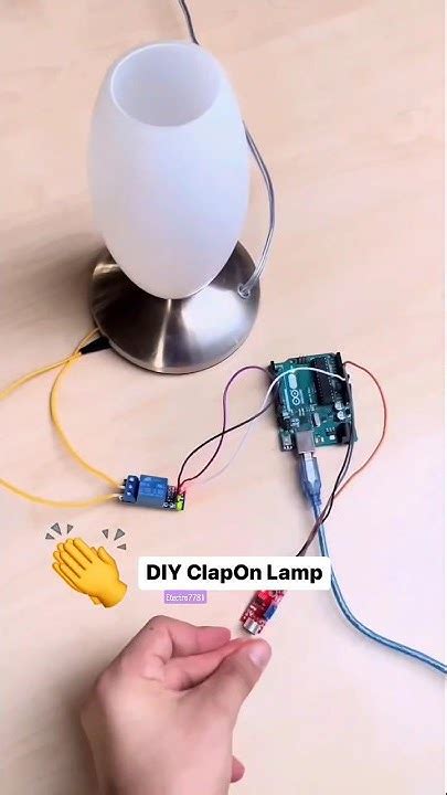 Diy Clap On Lamp Using Arduino Shorts Arduinoproject Youtube