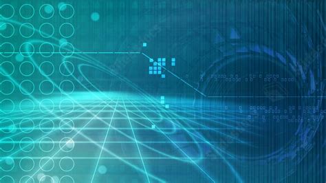 Gradient Blue Technology Polygon Science Fiction Geometric Powerpoint Background For Free