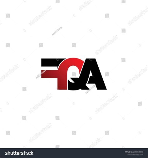 Fqa Letter Monogram Logo Design Vector Stock Vector Royalty Free 2100076093 Shutterstock