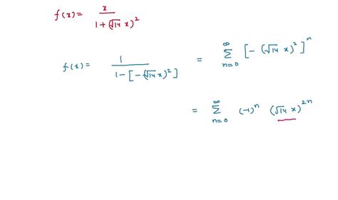solved find power series representation for the function give your