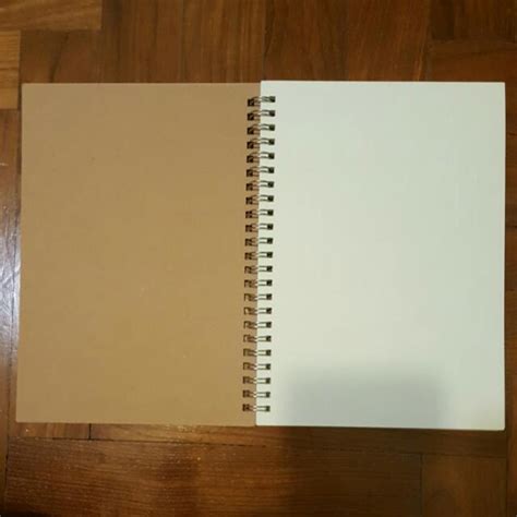 Daiso A Blank Notebook Hobbies Toys Stationery Craft Stationery Babe Supplies On