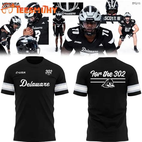 Delaware Fightin Blue Hens Football Midnight Collection Uniform 2025 T