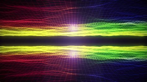 Abstract Wireframe Technology Landscape Scrolling Loop 1619533 Stock