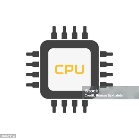 ชิปซีพียูสไตล์แบนของ ตัวประมวลผลคอมพิวเตอร์ ไมโครชิปเทคโนโลยีอิเล็กทรอนิกส์ของ เครื่องห