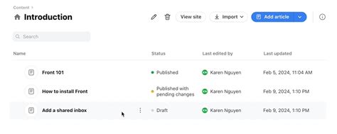 Add And Edit Knowledge Base Articles