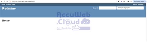 Deploy Redmine To Accuwebcloud Platform