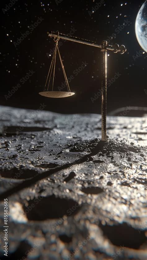 Scale On The Lunar Surface Measuring The Gravity Difference Between