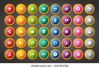 Action Game Ui Images Stock Photos Vectors Shutterstock