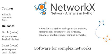 Networkx、igraph、gephi三大主流复杂网络建模与分析工具有什么区别？ Csdn专栏