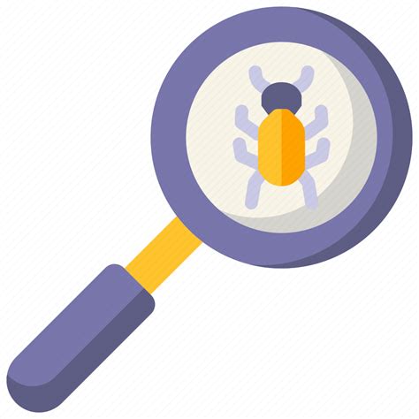 Magnifying Glass Bug Malware Seo Antivirus Electronics Icon Download On Iconfinder